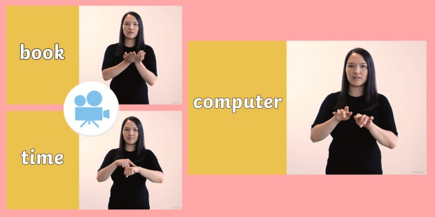 Around School Signs in British Sign Language (BSL) Video