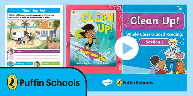 KS1 Clean Up! Puffin Whole-Class Guided Reading: Session 2