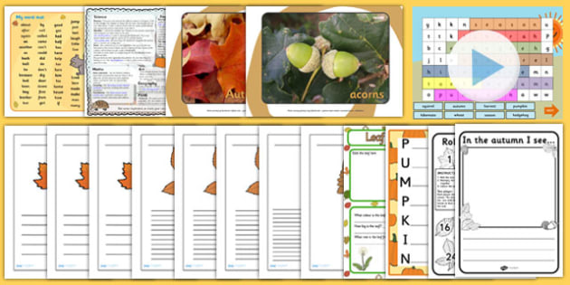Autumn Teaching Resource Pack - KS1 Poems