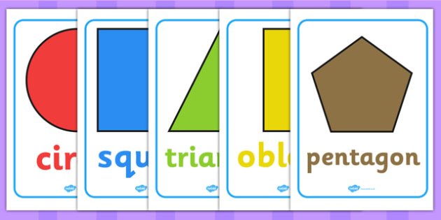 FREE! - 2D Shapes Posters (teacher made)