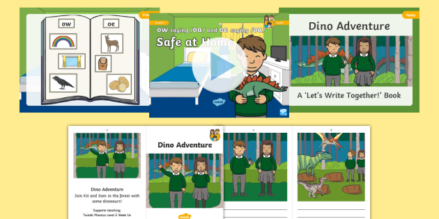 ‘ow’ and ‘oe’ saying /oa/ Lesson Pack - Level 5 Week 16 Lesson 5