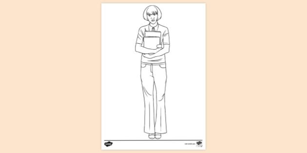 Jeanette Adult Colouring Sheet | Colouring Sheets