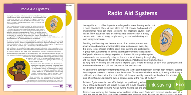 FM Systems Information Guide (teacher made)