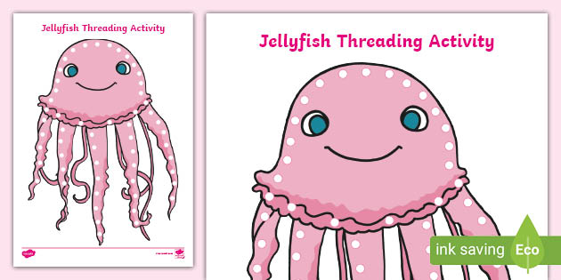 Jellyfish Threading Activity (teacher made)