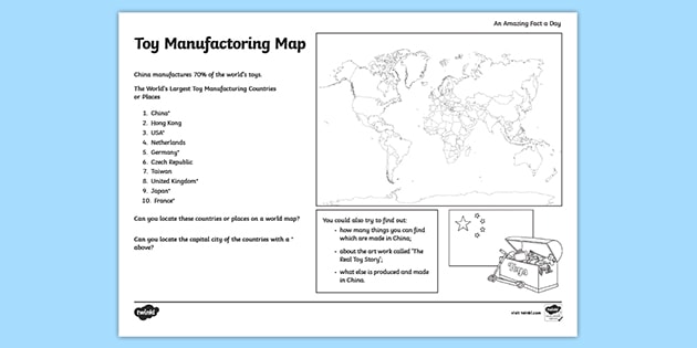 Toy Story Map Activity