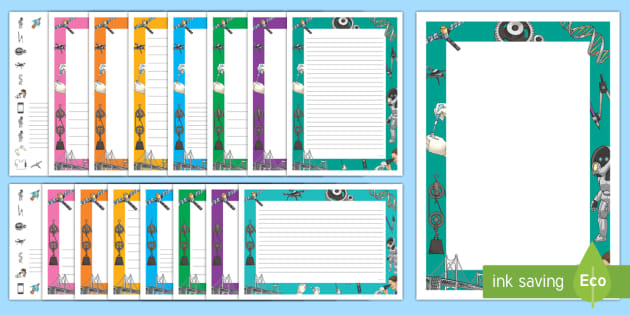 Engineering Page Border Pack (teacher made)