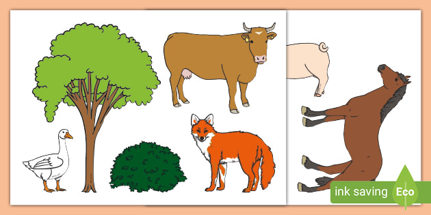 Stick Puppets to Support Teaching on Hattie and the Fox