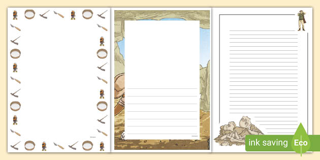 Archaeology Page Borders (teacher made)