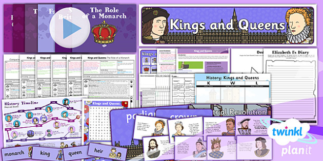 History: Kings and Queens KS1 Unit Pack (Teacher-Made)