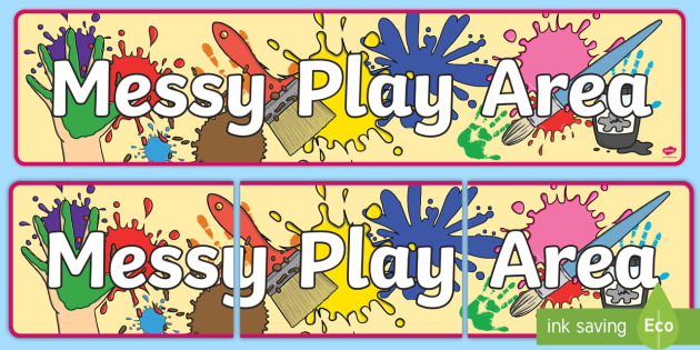 Messy Baby Play Corner Banner - Birth to Two - Parents