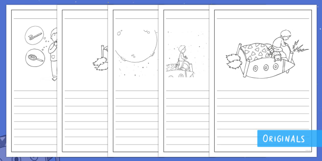 Back to Earth with a Bump Writing Frames (teacher made)