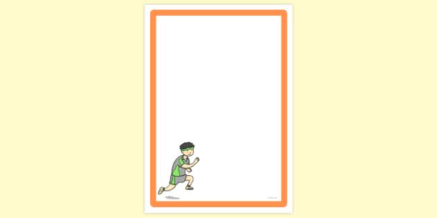 FREE! - Simple Blank Running Page Border | Page Borders | Twinkl