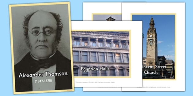 Scottish Architect Alexander Thomson Photo Pack