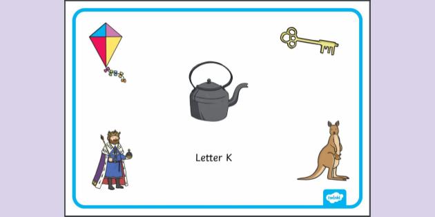 FREE! - "K" Words Display Poster | Primary Resources