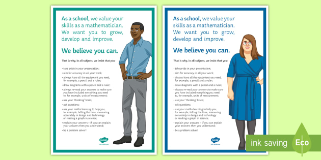 Maths Whole School A4 Display Poster (teacher made)