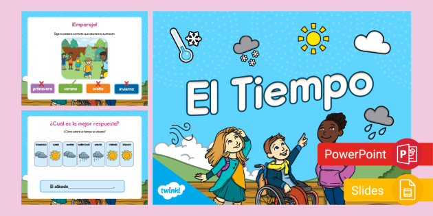 Hojas De Trabajo Sobre El Tiempo Ks1 Twinkl