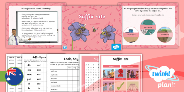 Year 6 Spelling: Suffixes Lesson 3 (teacher made)