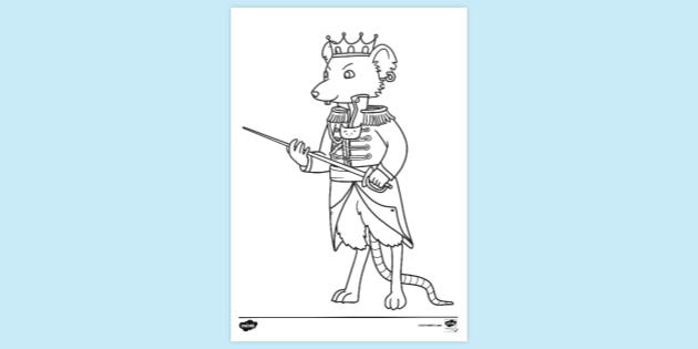 FREE! - Mouse King Colouring Sheet - Nutcracker Colouring Activity