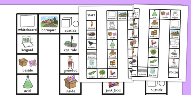 Two Syllable Final 'D' Sound Board Game (teacher made)