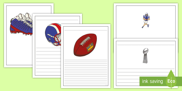 Football Writing Pages