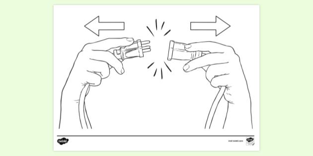 FREE! - Electricity Colouring Page | Colouring Sheets