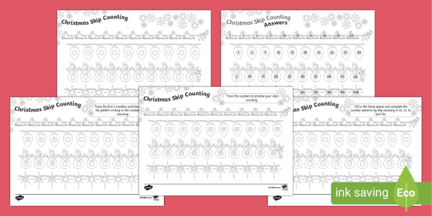 Christmas Skip Counting (teacher made)