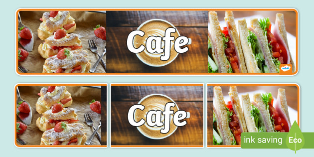 Cafe Photo Display Banner