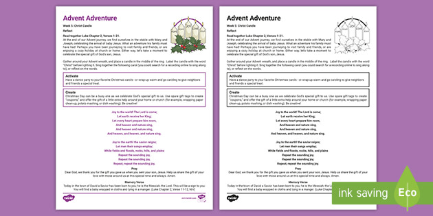 Advent Adventure Week Five: Teaching About Christ
