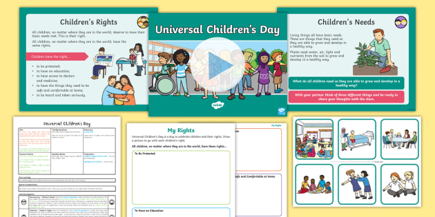 Universal Children's Day - KS1 - Lesson Pack