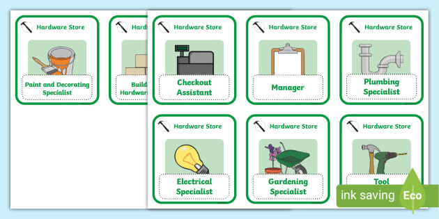 Hardware Store ID Badges