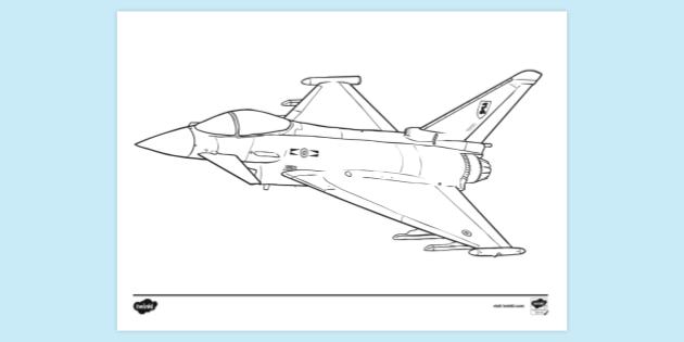 FREE! - Colouring Page Air Force | Colouring Sheets