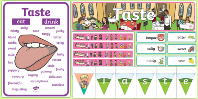 Taste Display Pack (teacher made)