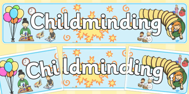 Childminding Display Banner