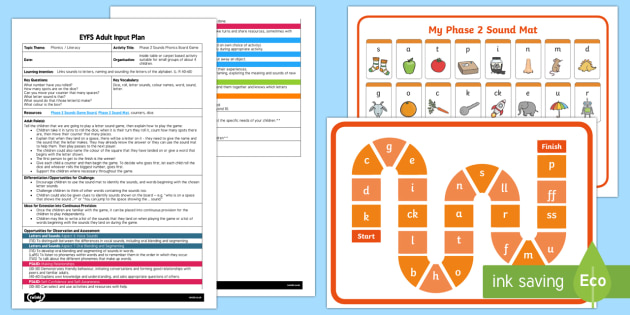 Phase 2 Sounds Board Game Adult Input Plan and Resource Pack - phases