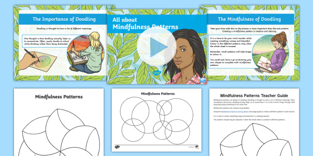 Mindfulness Patterns Activity Pack (teacher made)