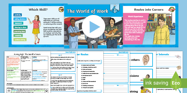The World of Work Lesson Pack - UKS2 PSHE and Citizenship