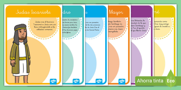 Pósters: Los dicípulos de Jesús (teacher made)