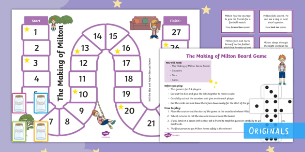 The Making of Milton Board Game