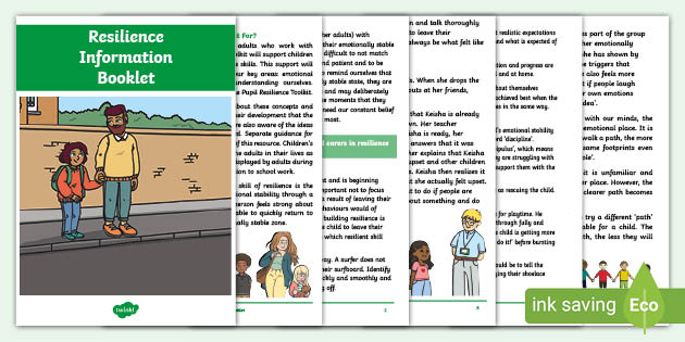 Pupil Resilience Toolkit Resilience Information Booklet