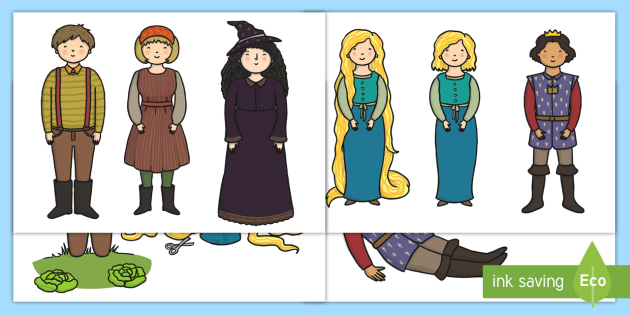 Rapunzel Stick Puppets (teacher made)