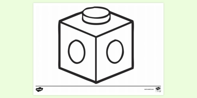 FREE! - Cube Interlocking Colouring Sheet | Colouring Sheets