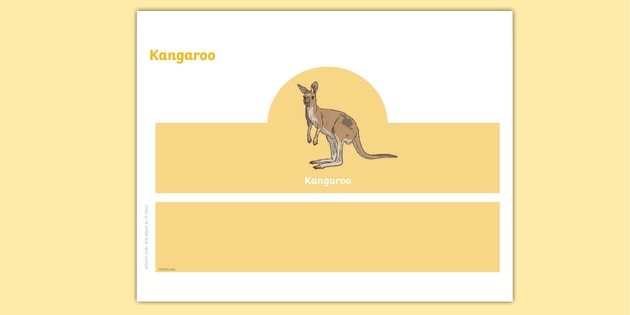 Kangaroo Role Play Headbands (teacher made)
