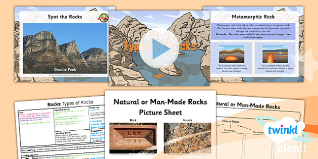 Science: Rocks: Types of Rocks Year 3 Lesson Pack 1