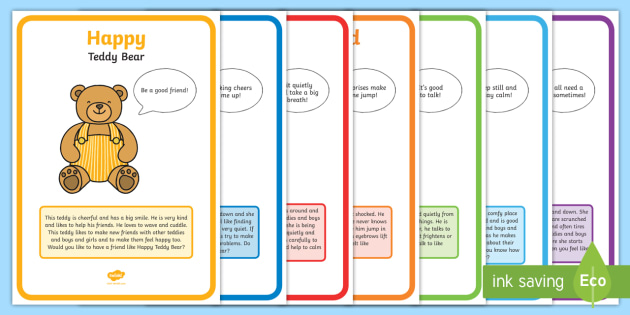 Teddy Bear Friendship Display Posters (teacher made)