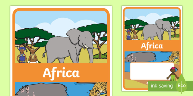 Editable Africa Topic Book Cover - editable africa topic book cover, book