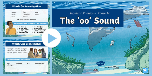 Linguistic Phonics Phase 4c 'oo' Sound PowerPoint