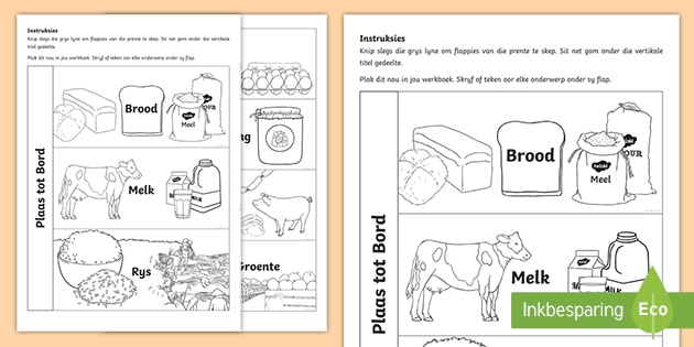 Plaas tot Bord Skryfaktiwiteit (teacher made)