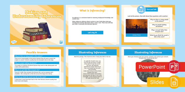 Reading Skills: Making and Understanding Inferences Presentation ...