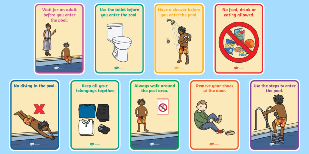 Splash Pool Primary Display Posters