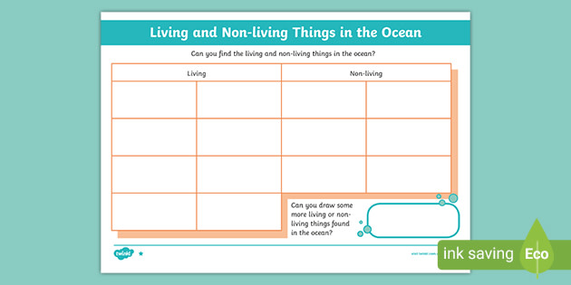 Sorting Living and Non-living Things in the Ocean